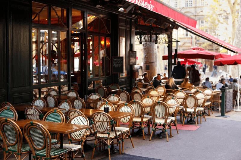 Parisian cafe • As We Saw It